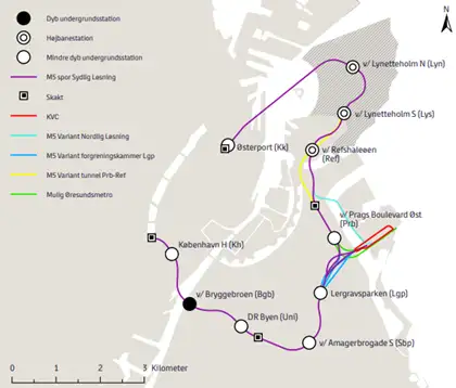 Høring: Rapport fremlægger miljøkonsekvenserne af mulig ny metrolinje i ...